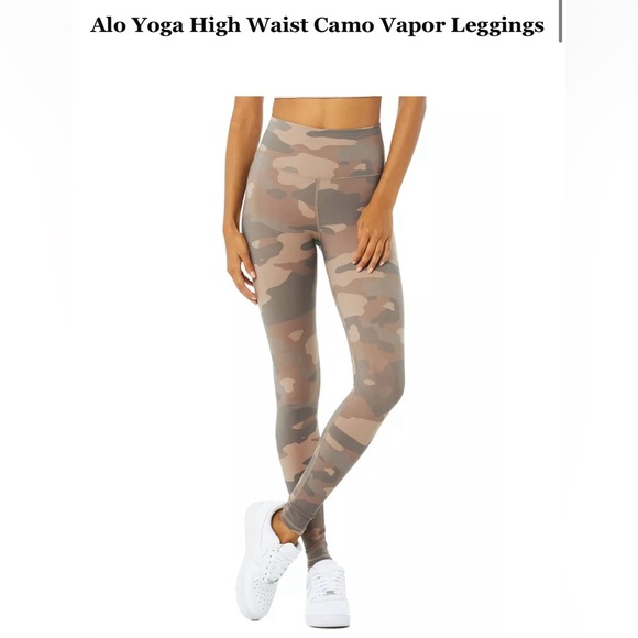 ALO Yoga | Pants & Jumpsuits | Alo Yoga Putty Camouflage High Waisted ...